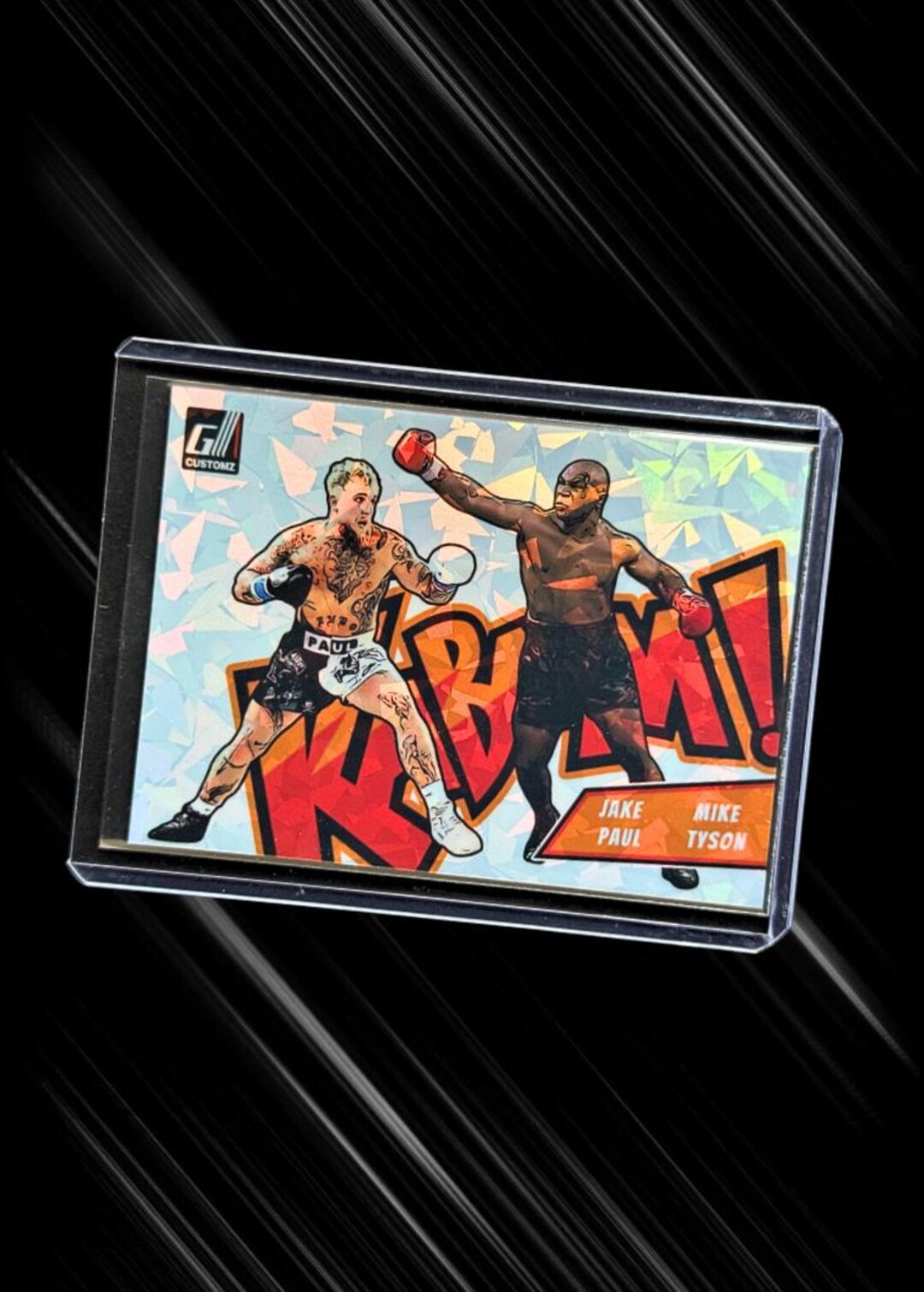 Mike Tyson Jake Paul Dual Kabaam! Novelty Trading Card | Holographic - Etsy