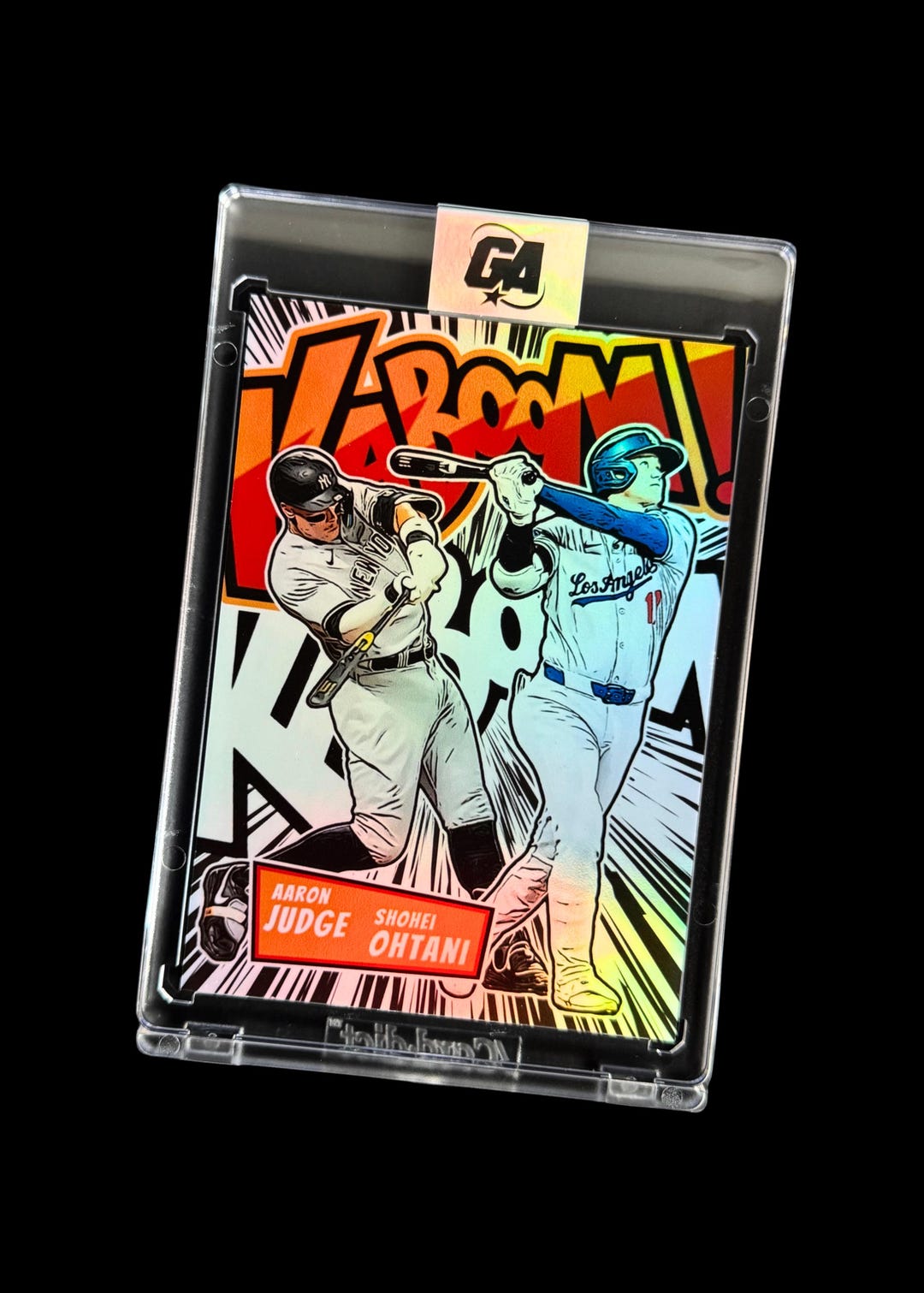 Shohei Ohtani/aaron Judge Collectible Art Trading Card - Kaboom Style ...