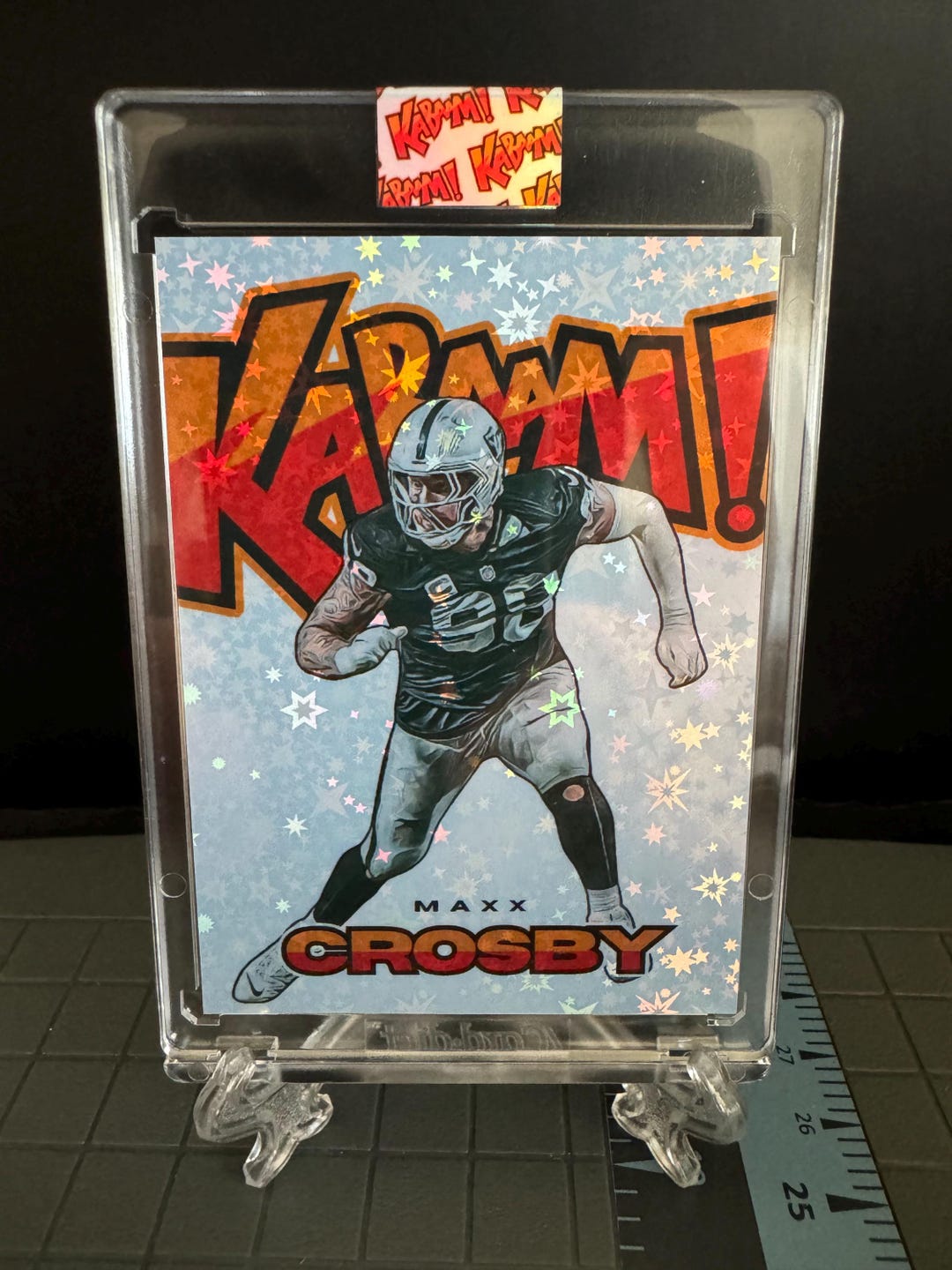 Maxx Crosby Kabaam! Novelty Trading Card | Las Vegas Raiders ...