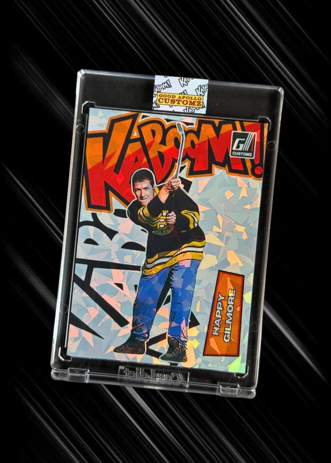 Happy Gilmore Kaboom! Style Novelty Trading Card | Adam Sandler ...
