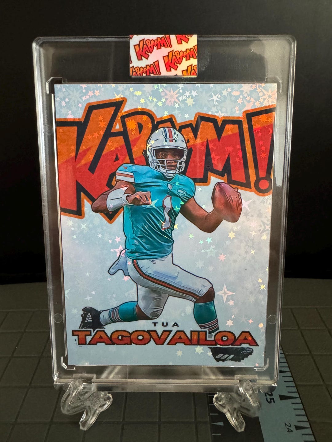 Tua Tagovailoa Kabaam! Novelty Trading Card | Miami Dolphins ...