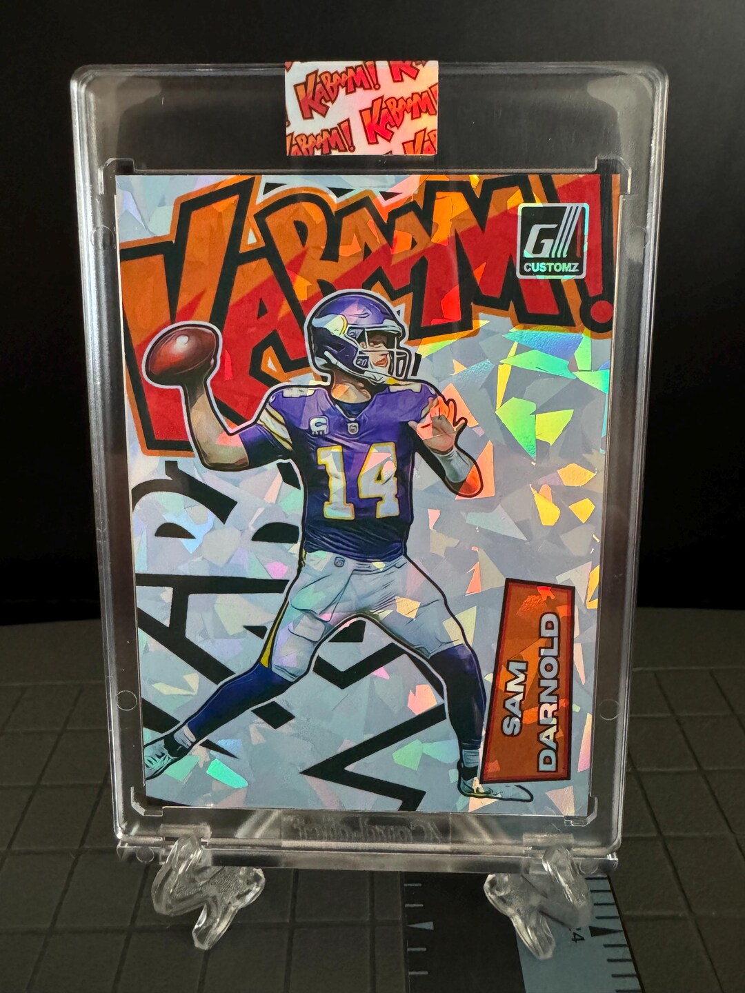 Sam Darnold Kabaam! Series 2 Novelty Trading Card | Minnesota Vikings ...