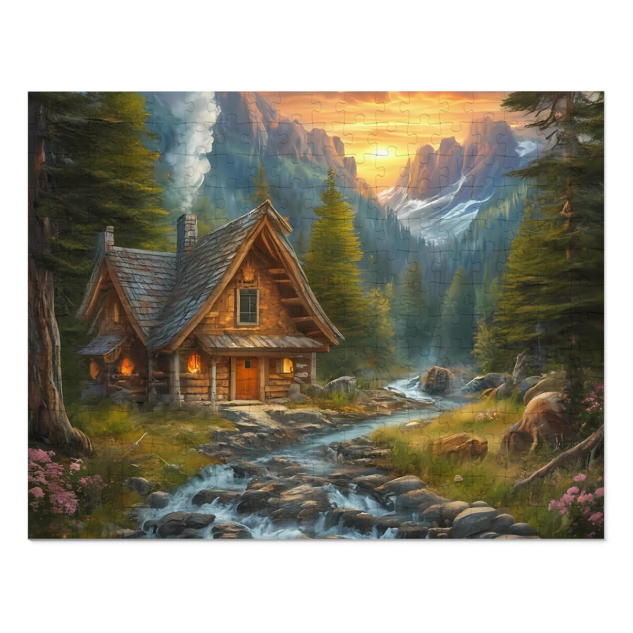 Cabin Jigsaw Puzzle 252, 500,1000-piece, 1000 Piece Jigsaw Puzzle ...