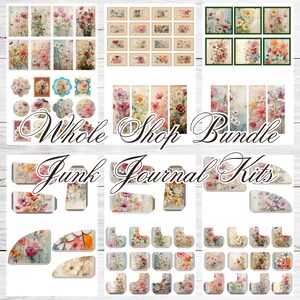 Lifetime Access Bundle Junk Journal Kits Whole Shop Bundle Women ...