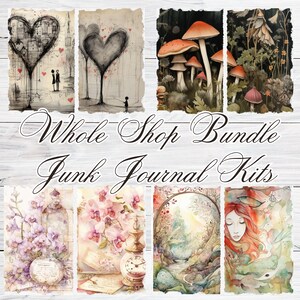 Lifetime Access Bundle Junk Journal Kits Whole Shop Bundle Women ...