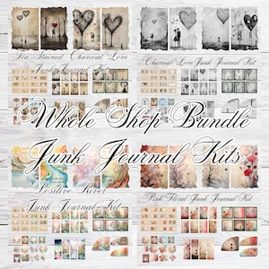 Lifetime Access Bundle Junk Journal Kits Whole Shop Bundle Women ...