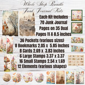 Lifetime Access Bundle Junk Journal Kits Whole Shop Bundle Women ...