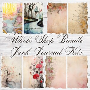 Lifetime Access Bundle Junk Journal Kits Whole Shop Bundle Women ...