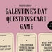 Galentine's Day Question Card Game, Printable, Digital, Valentine's Day ...