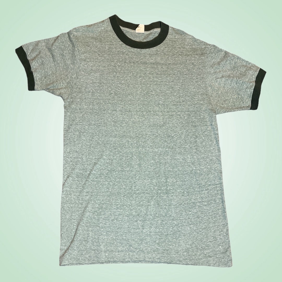 1960s 70s Green Ringer T Shirt Towncraft Vintage 1970s 60s - Etsy