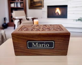 Carved Snoopy Pet Cremation Urn - Etsy