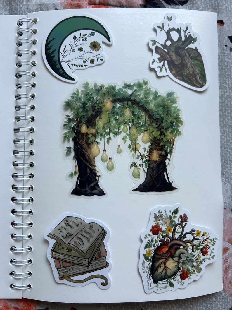 Enchanted Forest Transparent Sticker - Etsy