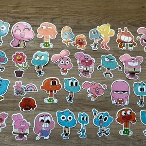 Amazing World of Gumball Vinyl Stickers - Etsy
