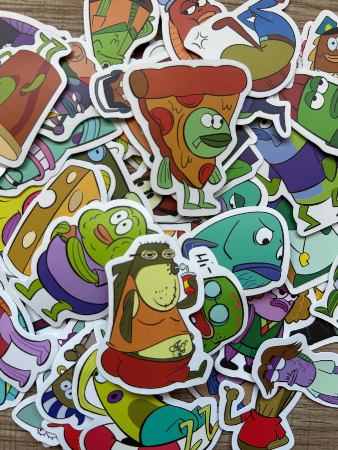 Spongebob Extra Characters Stickers - Etsy