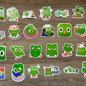 Duolingo Stickers - Etsy