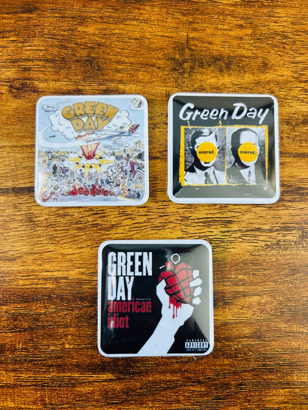 Green Day Album Cover Magnets - Music Albums, Refrigerator Magnets ...