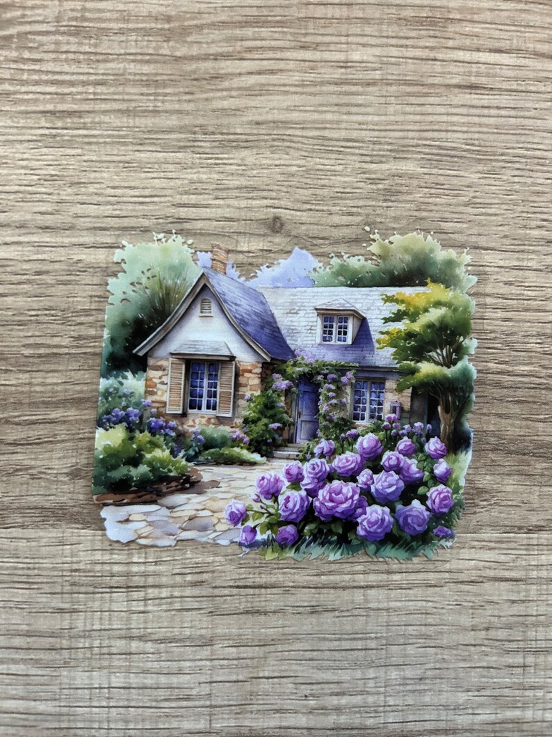 Cottagecore Transparent Sticker - Etsy