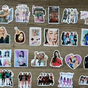 Black Pink Stickers - Etsy