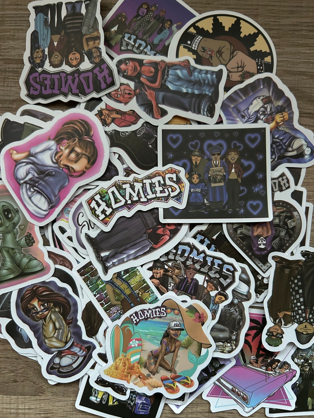 Homies Cartoon Stickers - Etsy