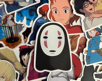 Studio Ghibli Anime Stickers - Etsy