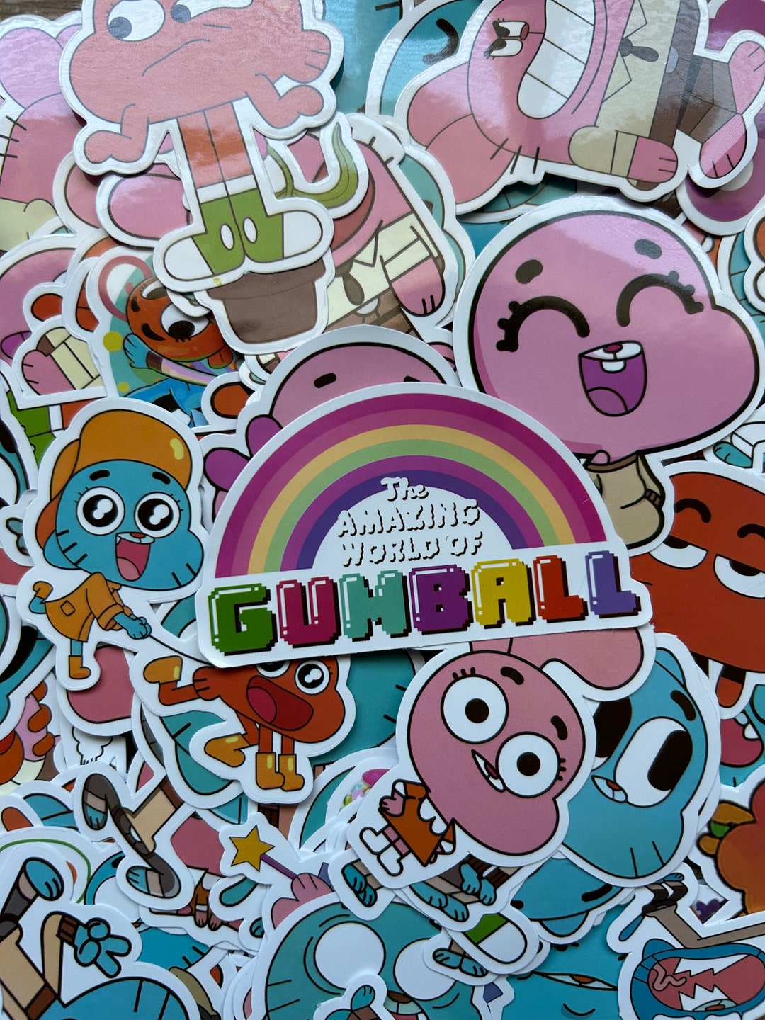 Amazing World of Gumball Vinyl Stickers - Etsy