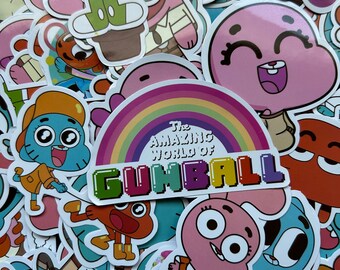 Amazing World of Gumball L Darwin L Gumball L Cartoon Stickers L the ...