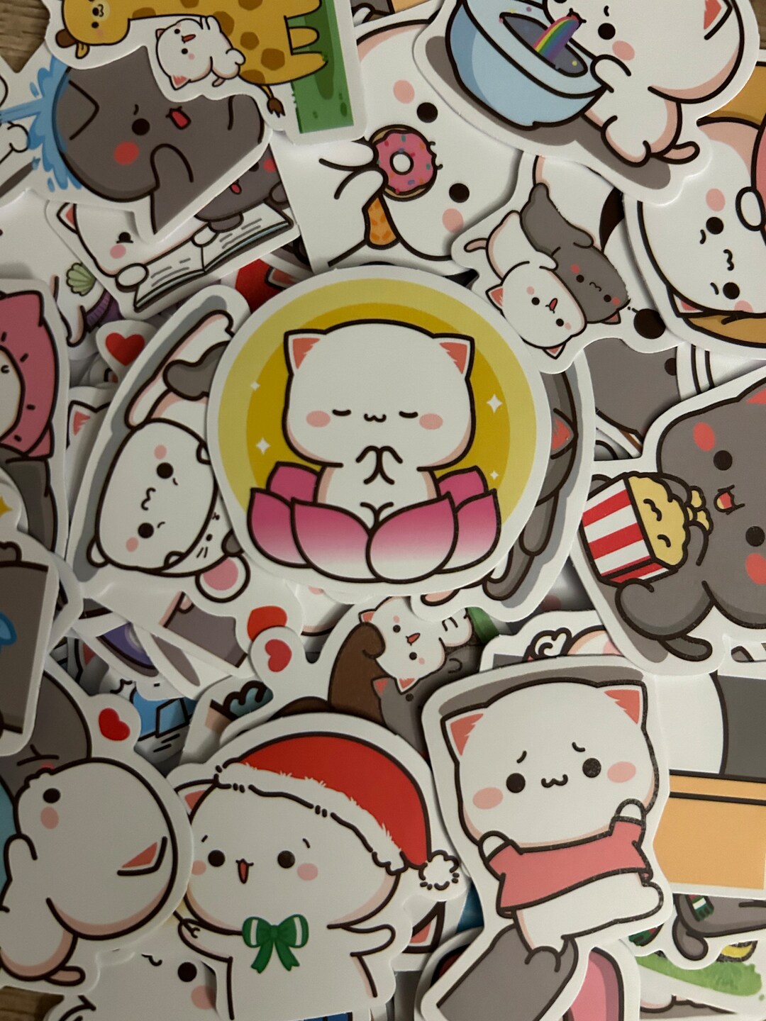 Peach and Goma Stickers - Etsy