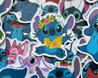 Lilo and Stitch Vinyl Stickers - Etsy