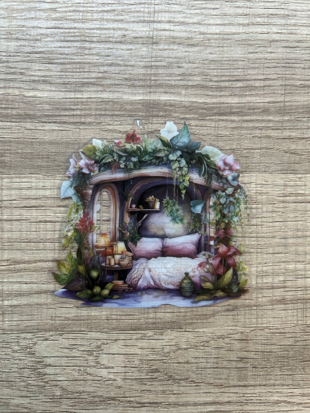 Enchanted Book Nook Transparent Sticker - Etsy