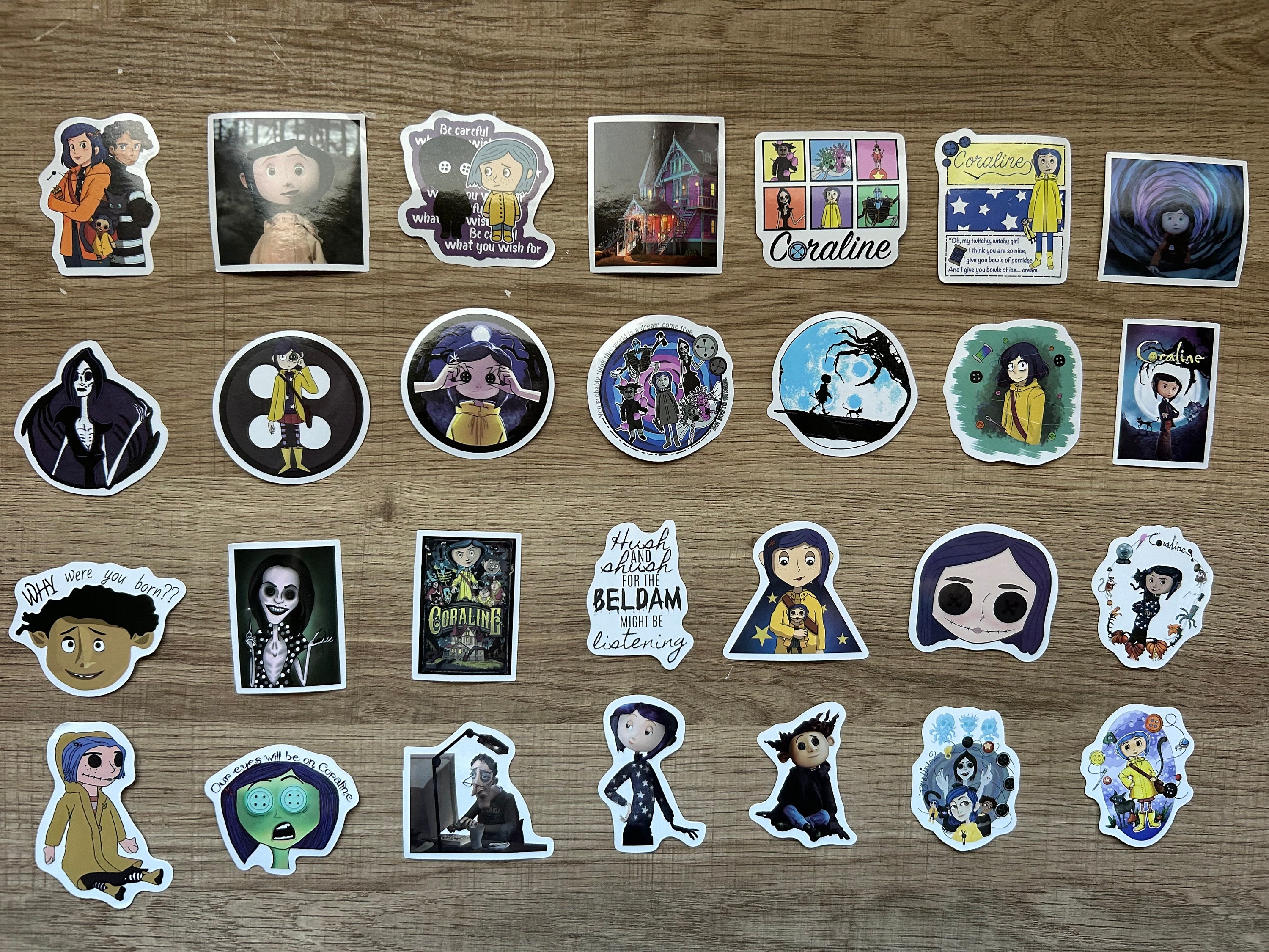 Coraline Vinyl Stickers - Etsy