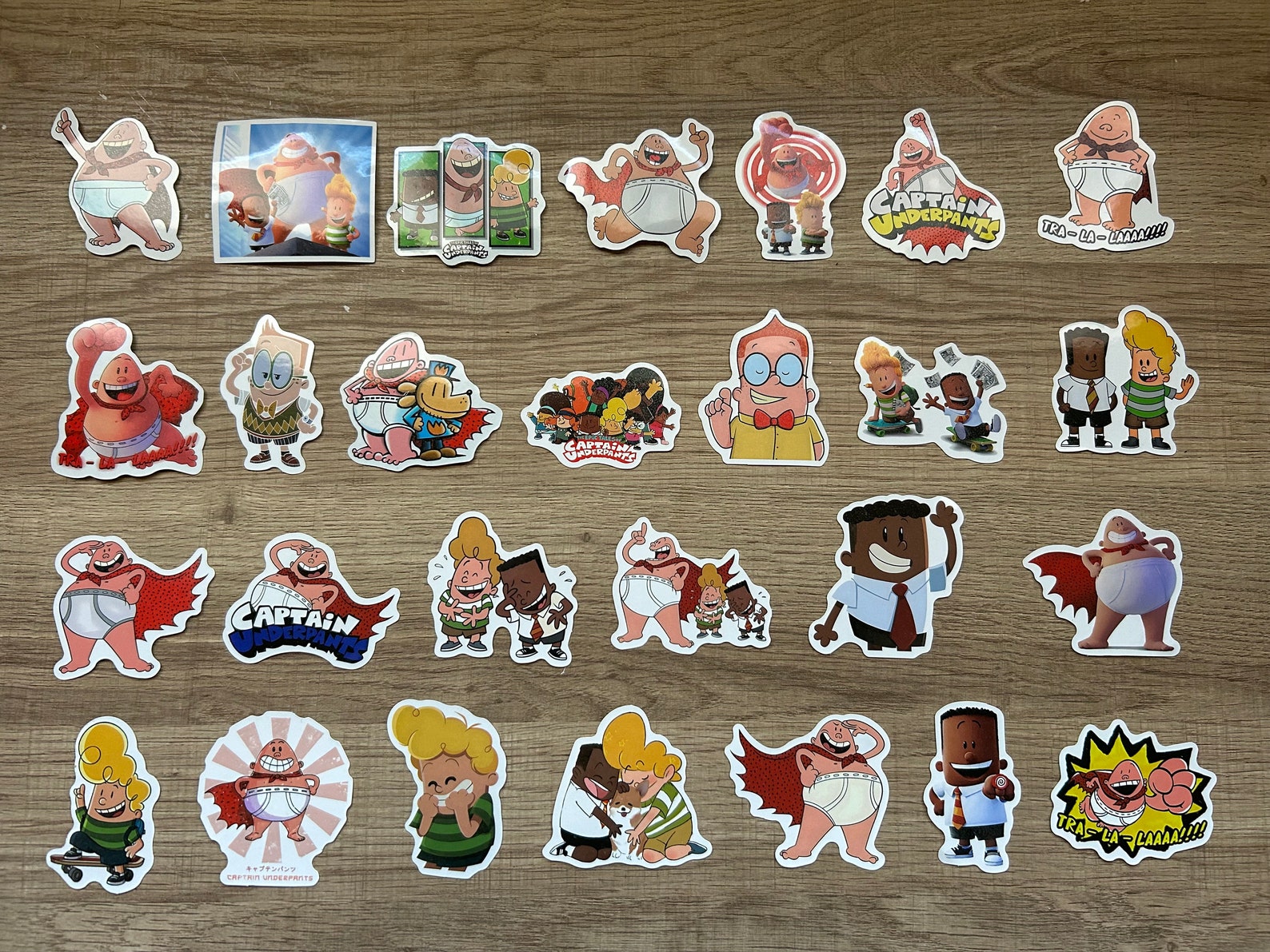 Captain Underpants Stickers - Etsy