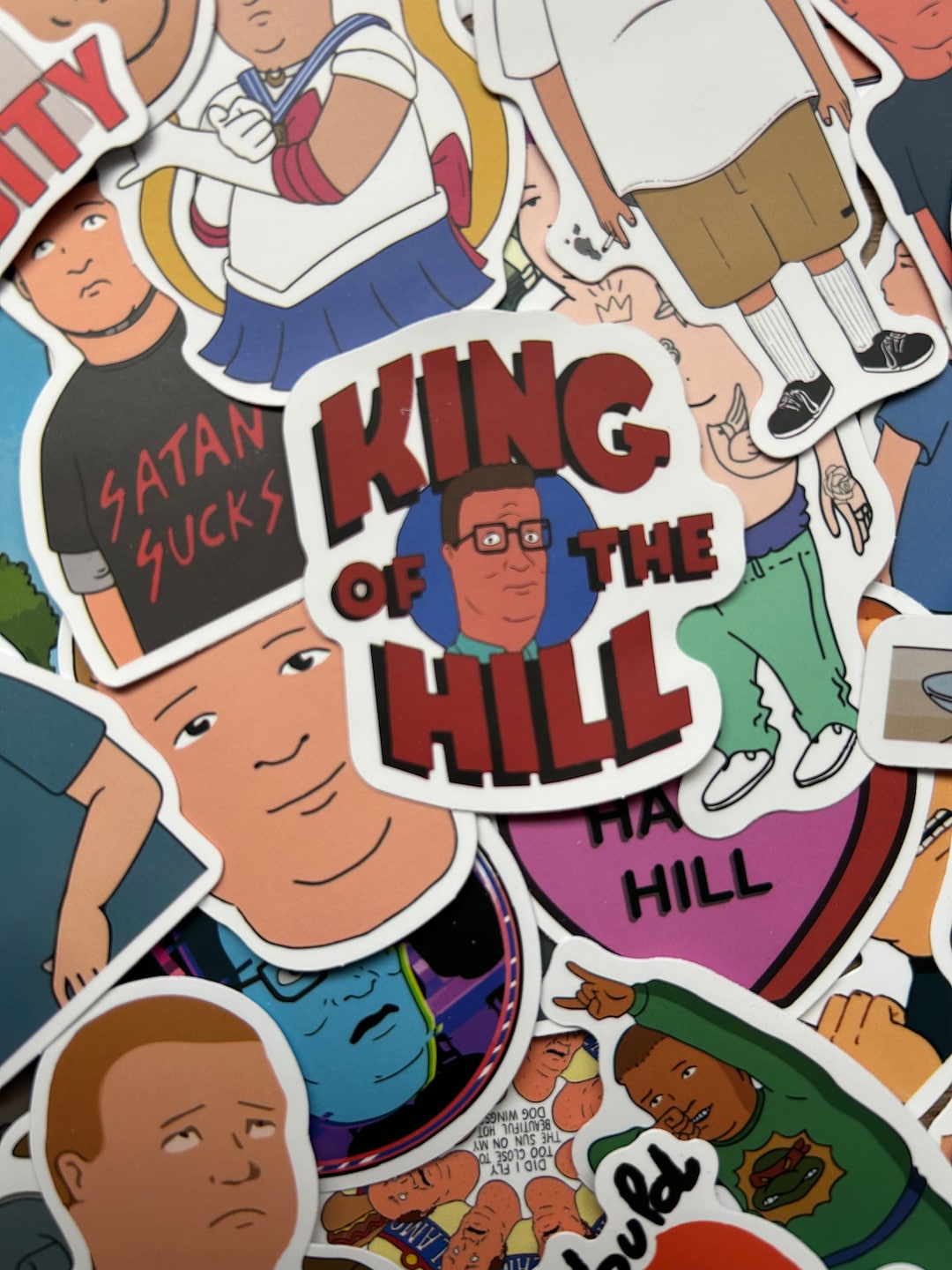 King of the Hill Stickers - Etsy