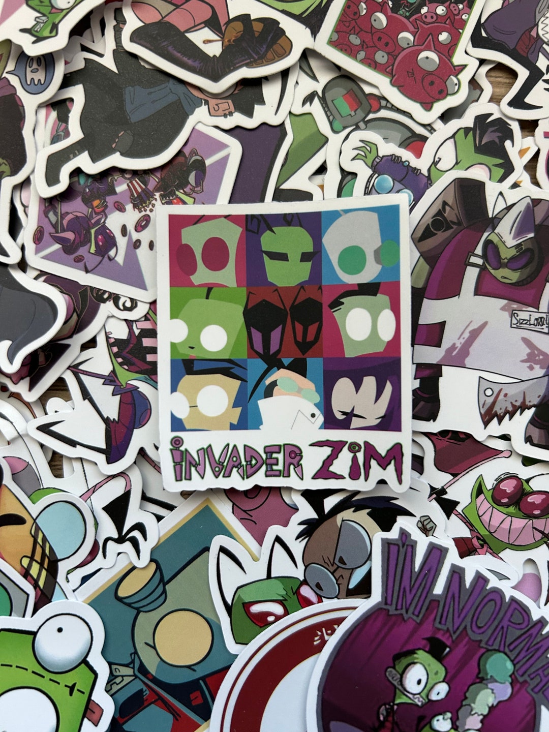 Invader Zim Stickers - Etsy