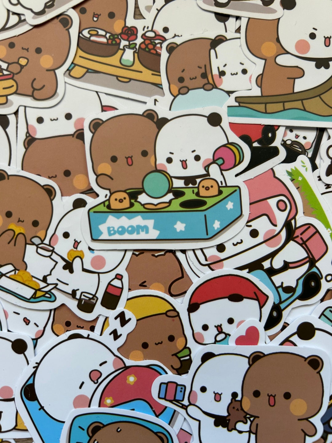 Peach and Goma Stickers - Etsy