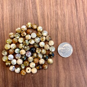 10 Natural Fire Crackle Agate Gemstone Beads, Size ~ 6mm, Hole ~ 1mm ...