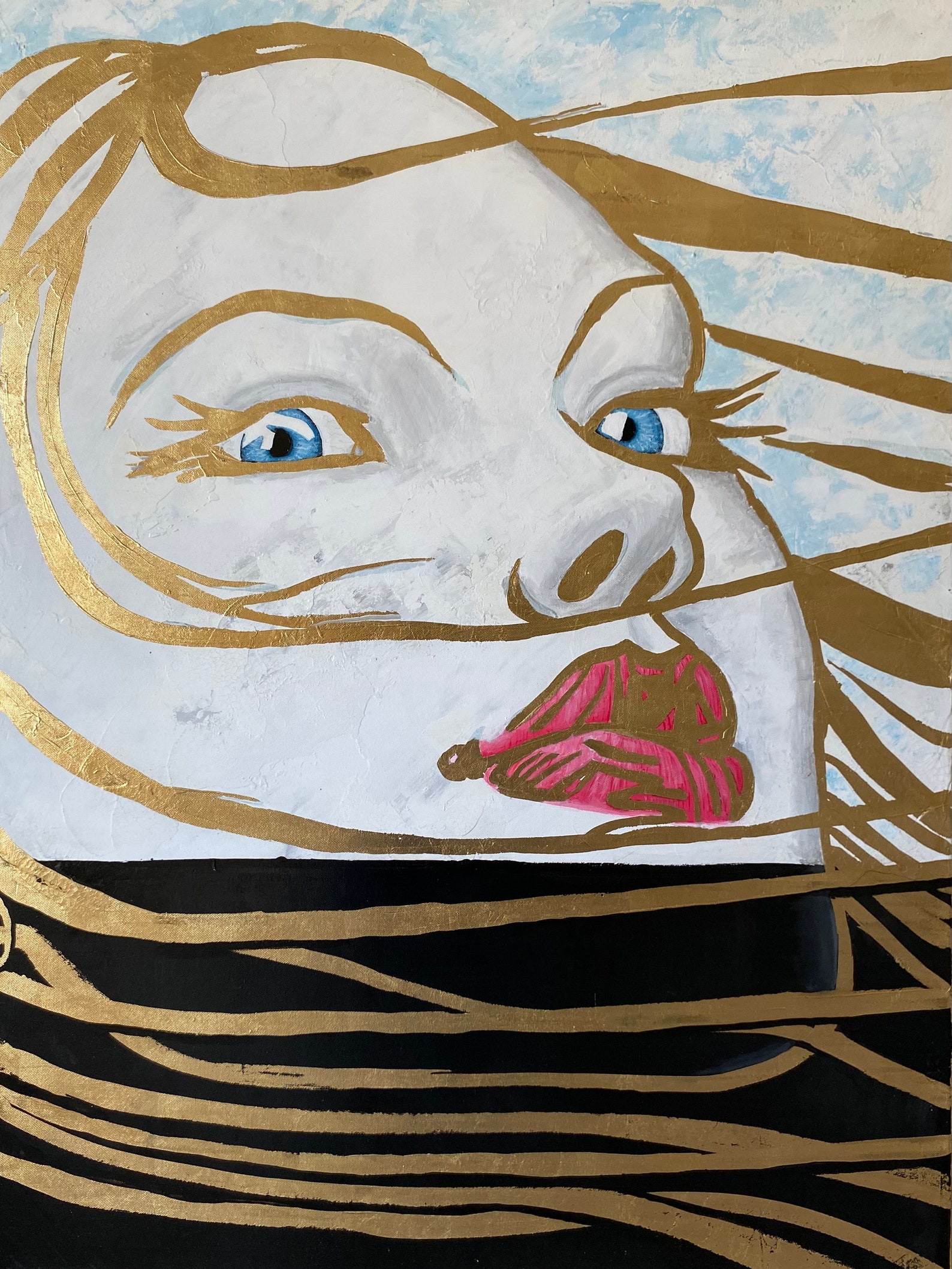 Amor Fati | Original Acrylic Painting | 90" X 40" | Stoicism | Tyler ...