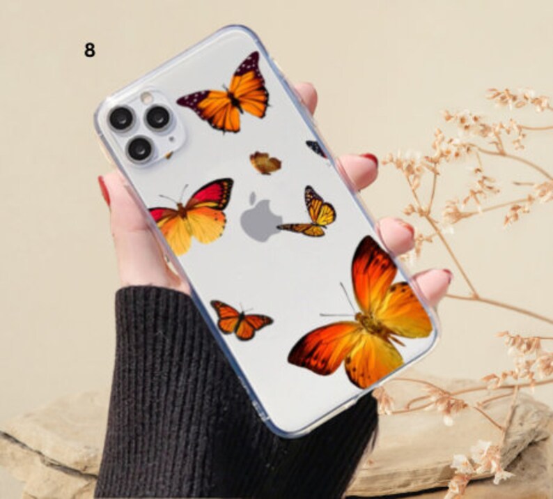 Cute Butterfly Transparent iPhone Cases for Her - Etsy