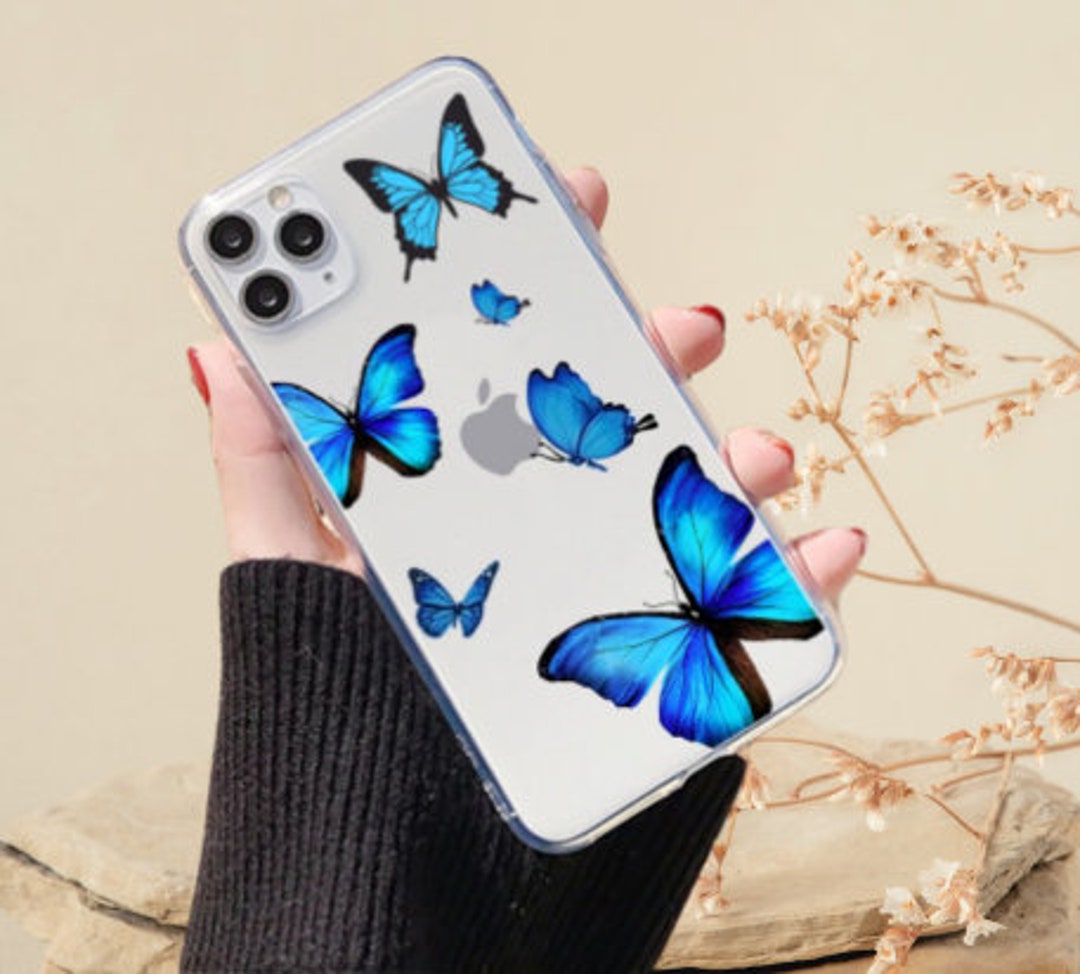 Elegance in Flight - Transparent Butterfly Phone Cover for Iphone ...