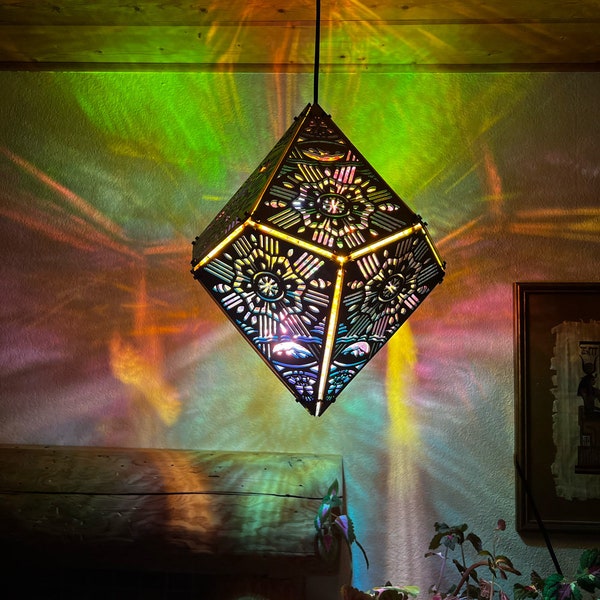 Sacred Geometry Lamp - Etsy