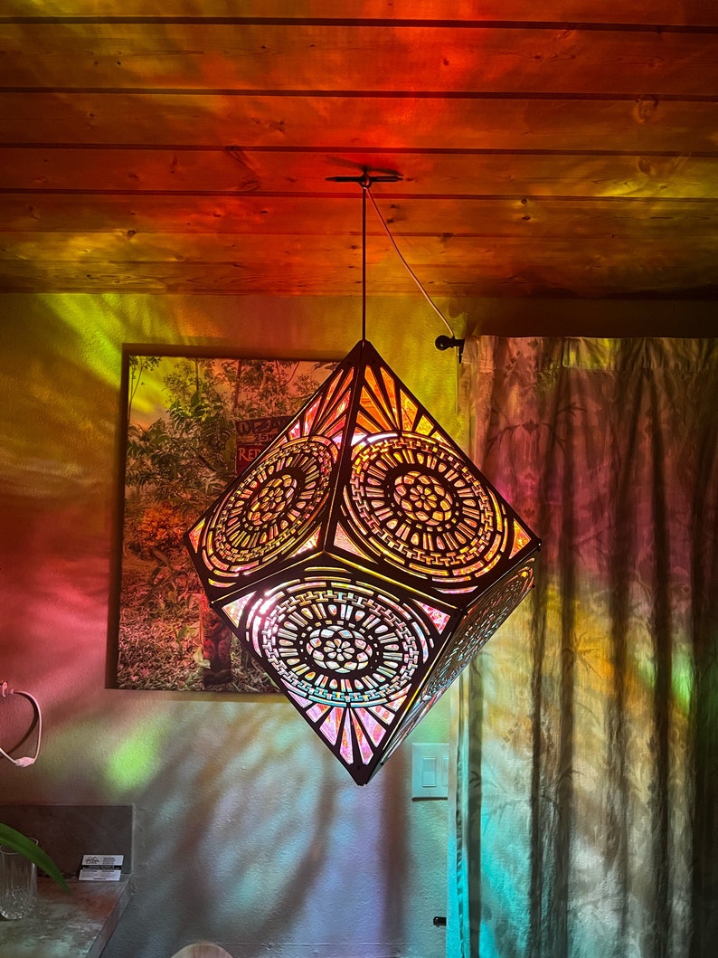Sunburst Mandala Light Fixture - Etsy