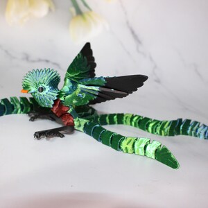 Quetzal With Stand Options: 3D Printed Articulated Fidget Toy - Free ...