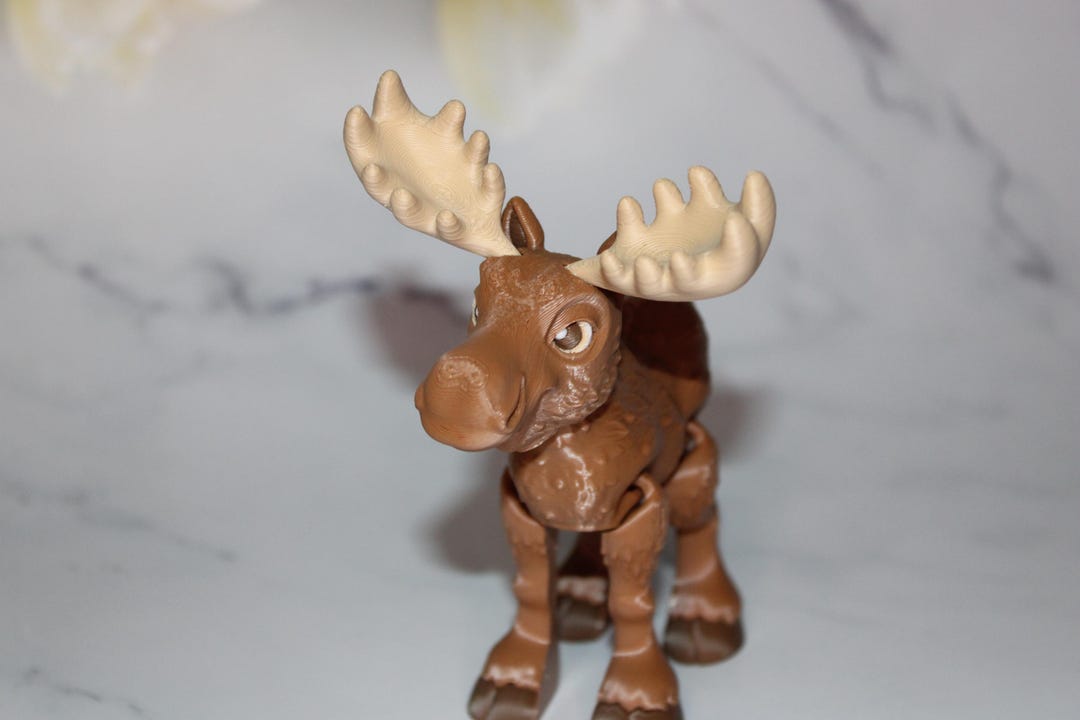 Moose: Articulated Fidget Toy 3d-printed - Etsy