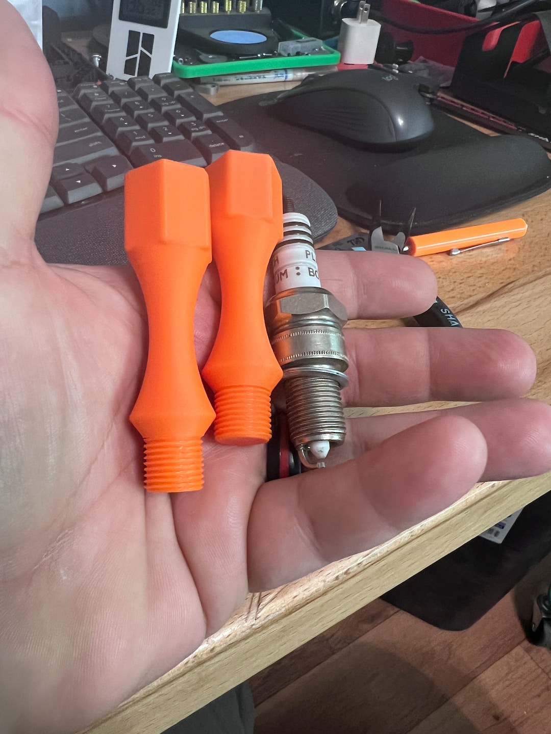 3D Printed Spark Plug Dummy: Safety Plugs - Etsy