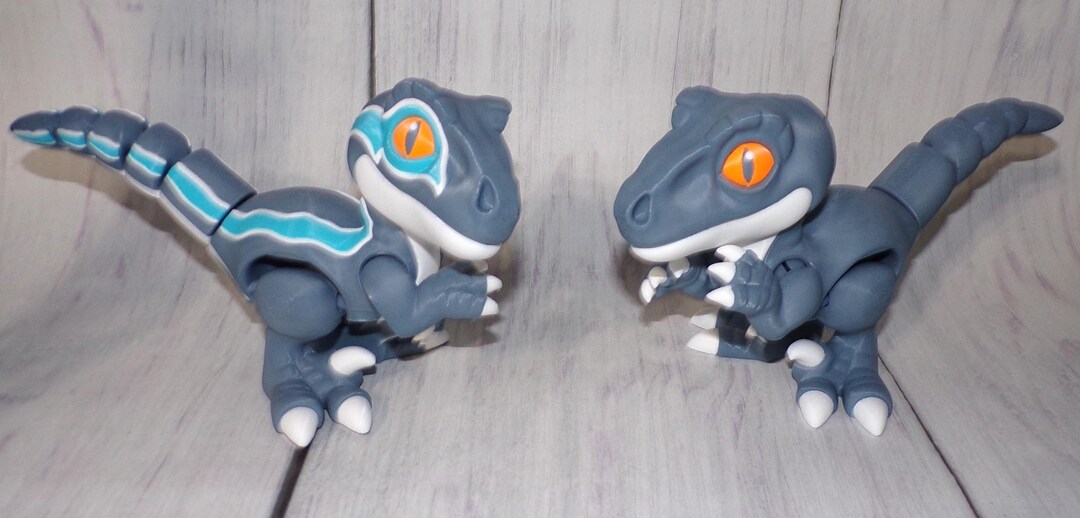 Raptor 3D Printed Articulated Figurine- Free Shipping - Etsy