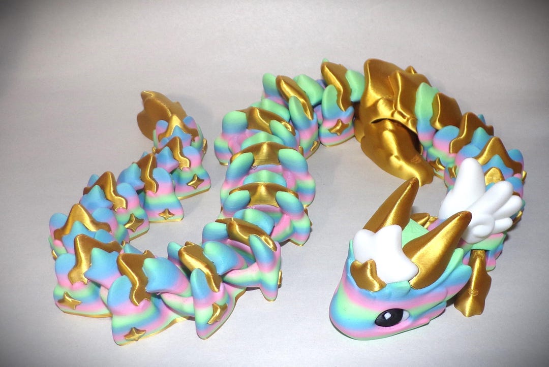 3D Printed Atria Dragon Articulated Design - Etsy