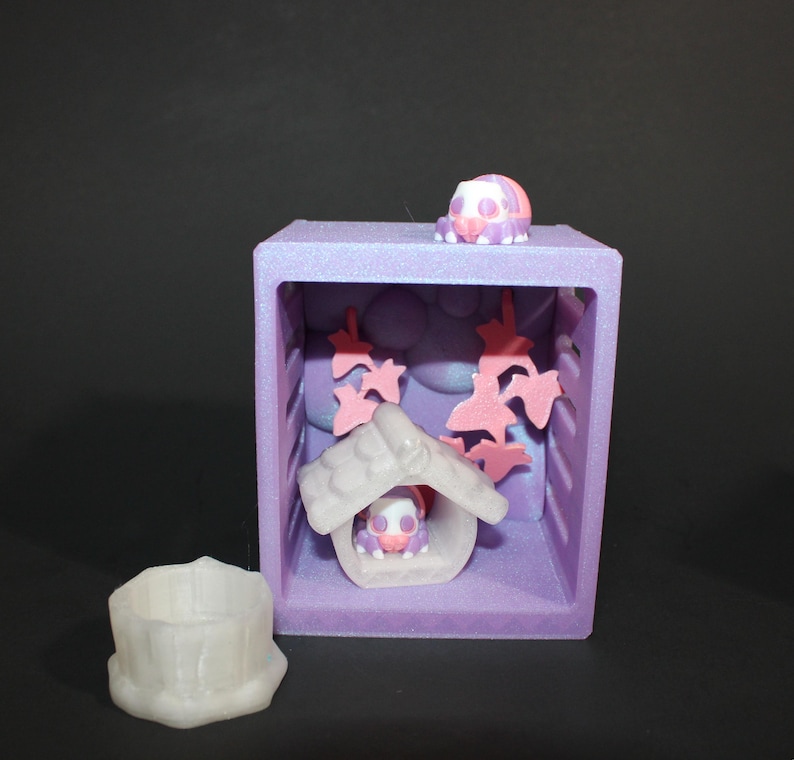 3D Printed Mini Jumping Spider Enclosure With Spiders - Etsy