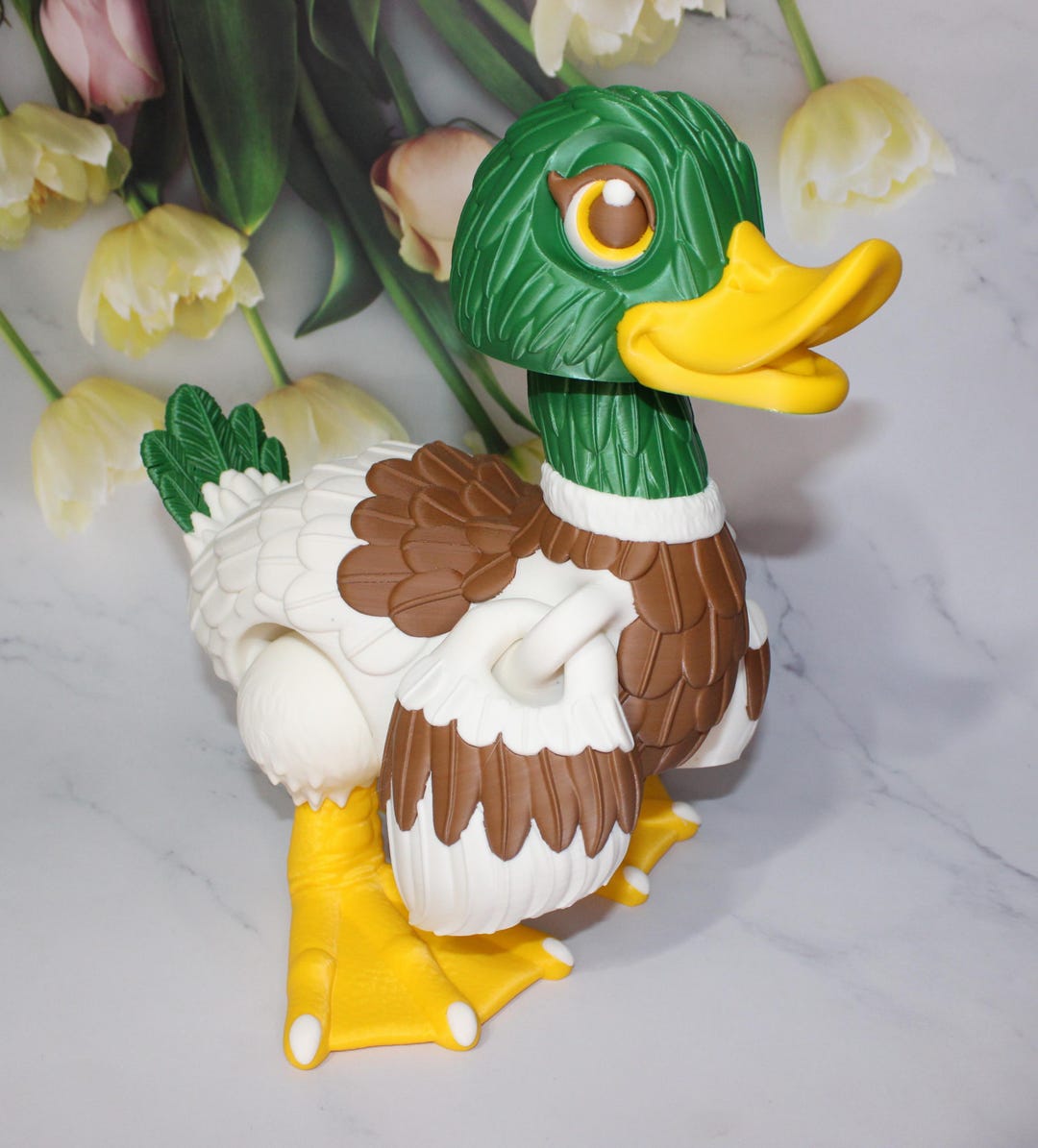 3D Printed Articulated Duck Fidget Toy - Etsy