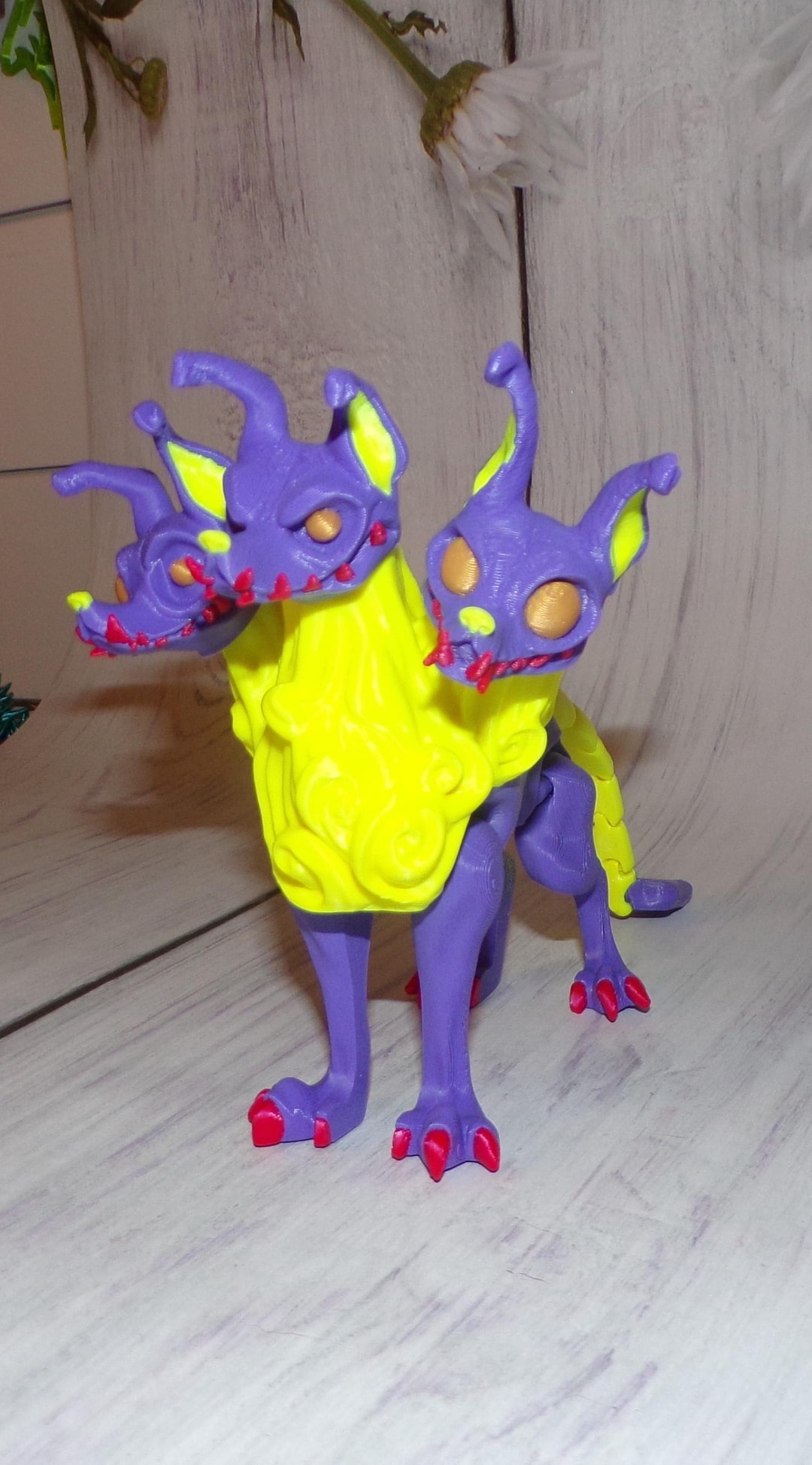 Cerberus: 3D Printed Articulated Figurine Free Shipping Included ...