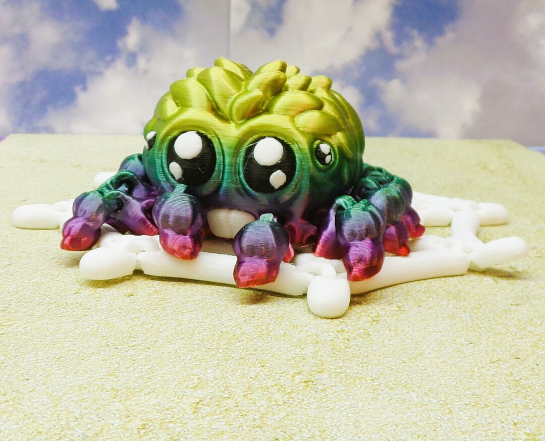 Flexi Spider-web-fidget-magnetic-free Shipping - Etsy