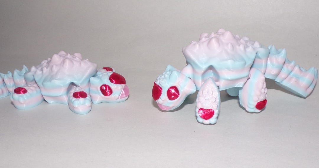 Valentines Anky: Full Color 3D Printed Articulated Fidget Toy Free ...